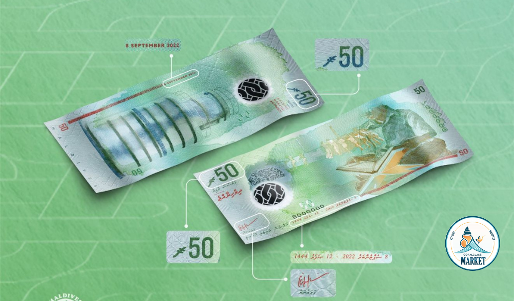 MMA Unveils 50 Rufiyaa Notes Featuring Maldivian Rufiyaa Symbol